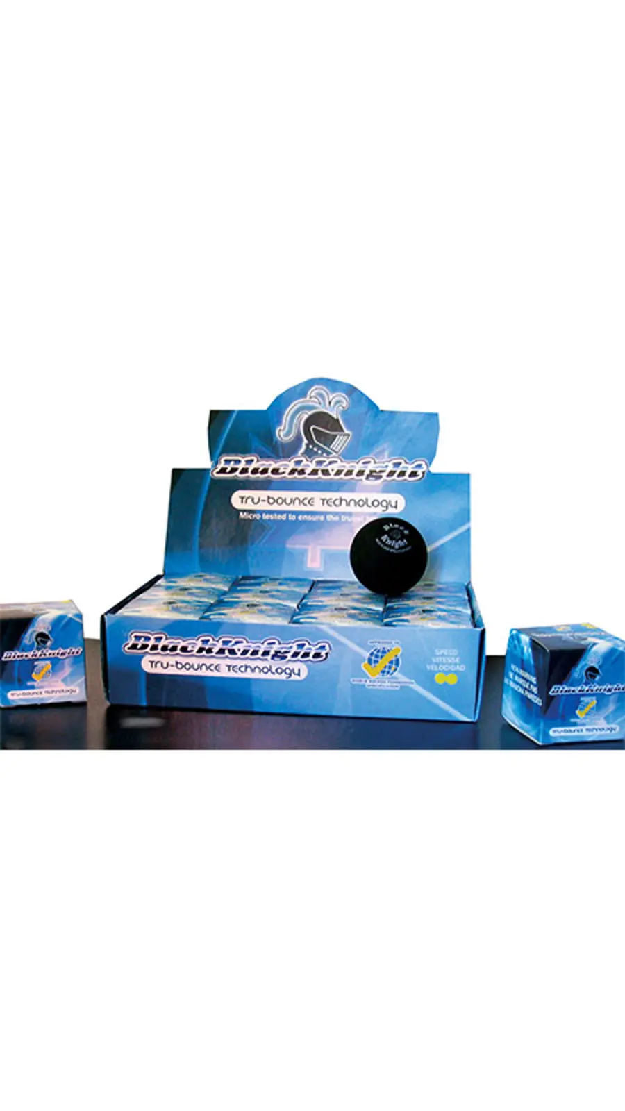 Black Knight Squash Balls Dozen Box - Single Dot